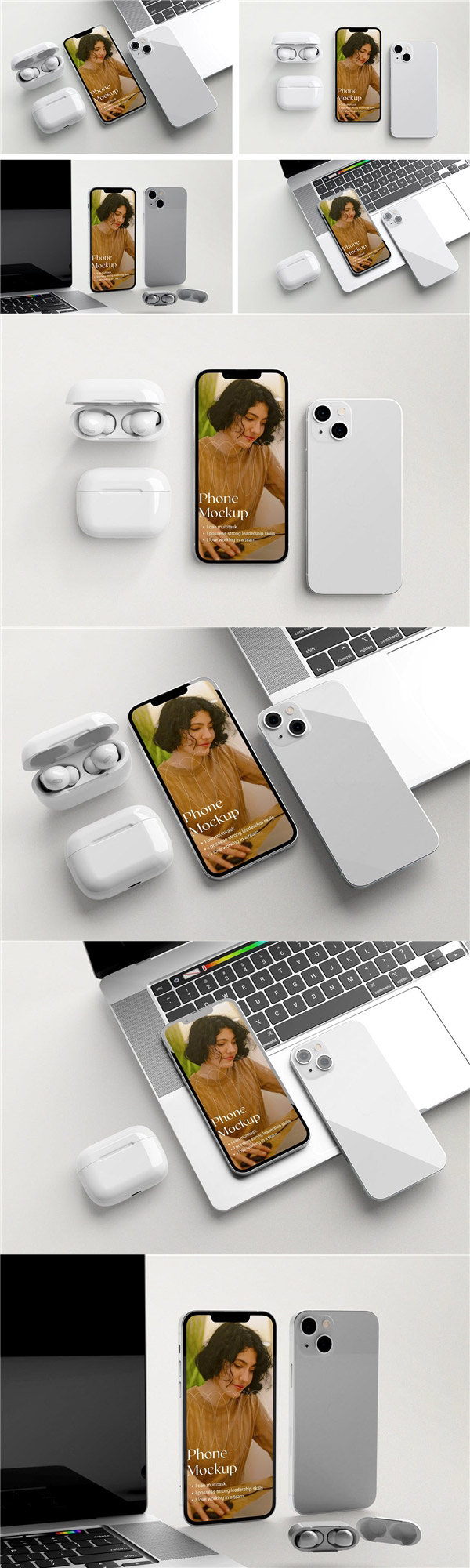 iPhone13柔光场景样机_素材CNN