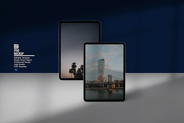 Ipad平板电脑屏幕样机_素材CNN